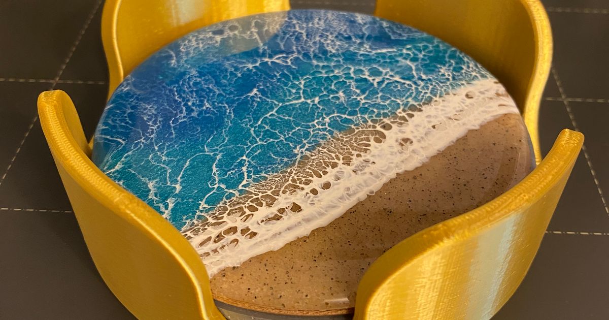 Coaster Holder by CrimsonDawn | Download free STL model | Printables.com
