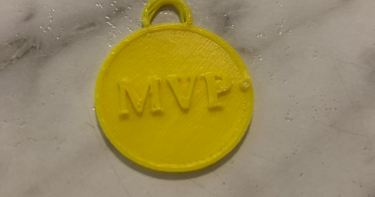 MVP Medal von Mr. Purple | Kostenloses STL-Modell herunterladen ...
