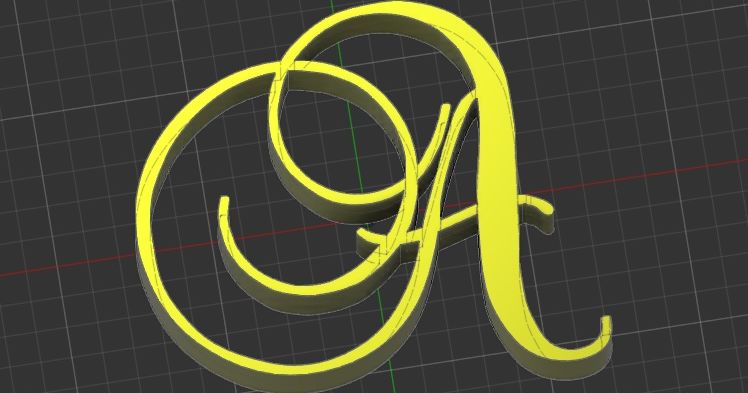 A (letter) by Natomc | Download free STL model | Printables.com