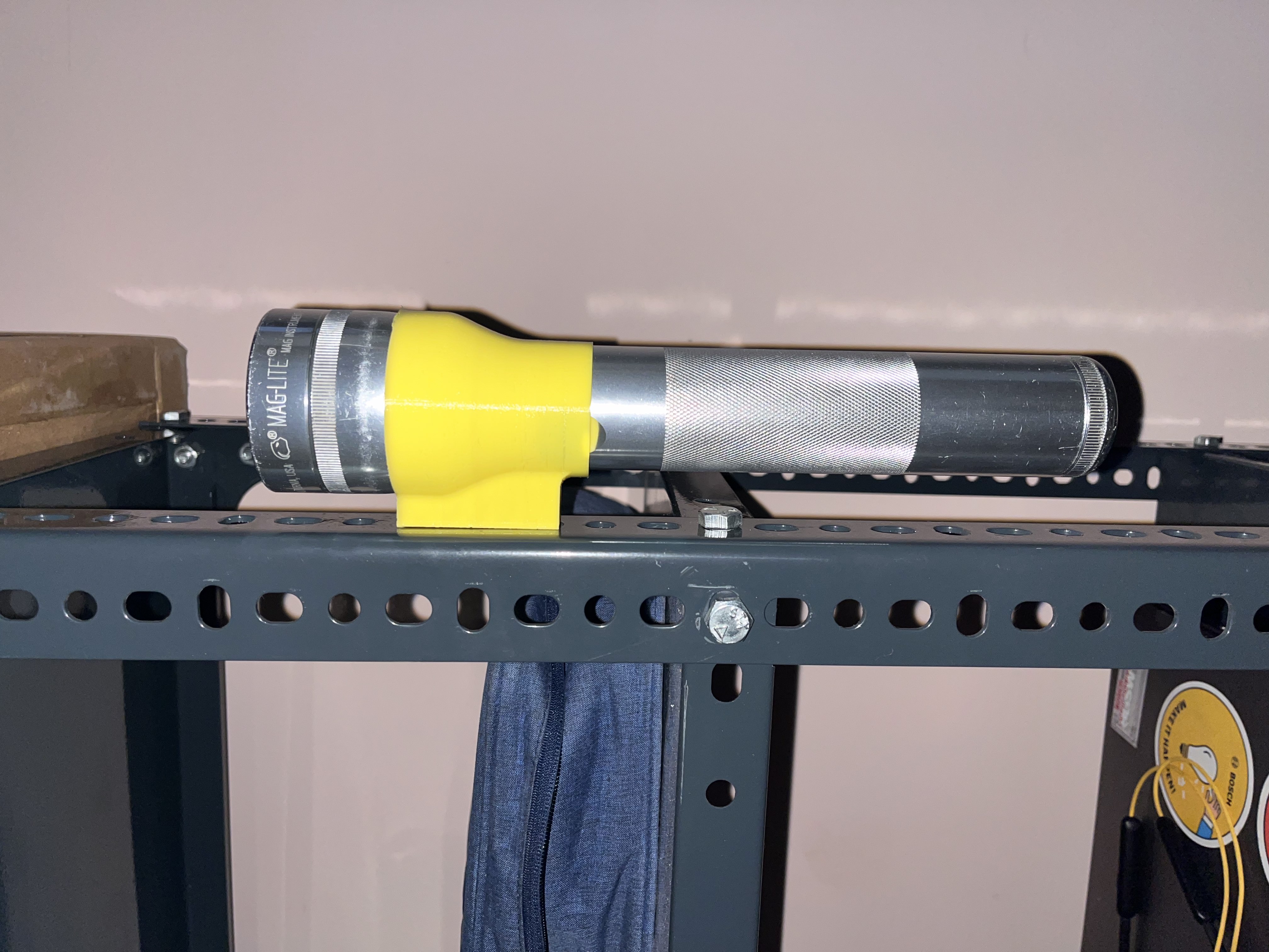 Maglite Holder on Metal Rack by Jayasuriyan | Download free STL model ...