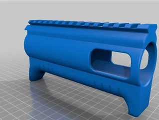 Handguard, Slim EmSix 11 Inch by Patch1995 | Download free STL model ...