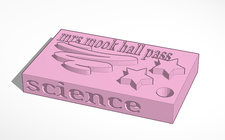 mrs mook hall pass by Preston Riley | Download free STL model ...