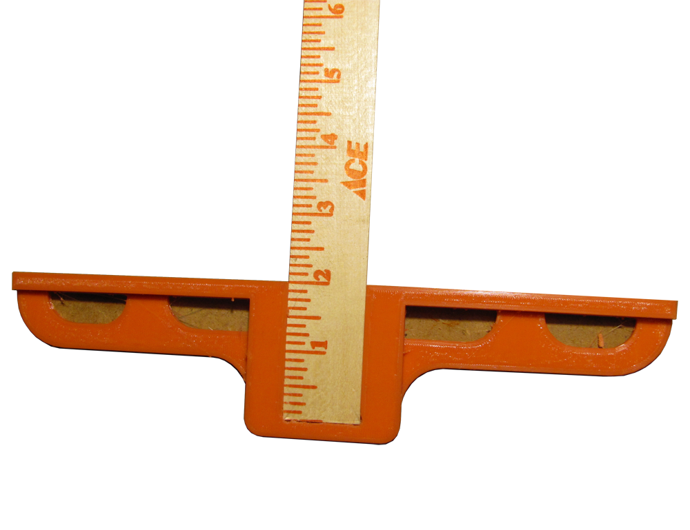 T Square end for a yardstick by docRoot | Download free STL model ...