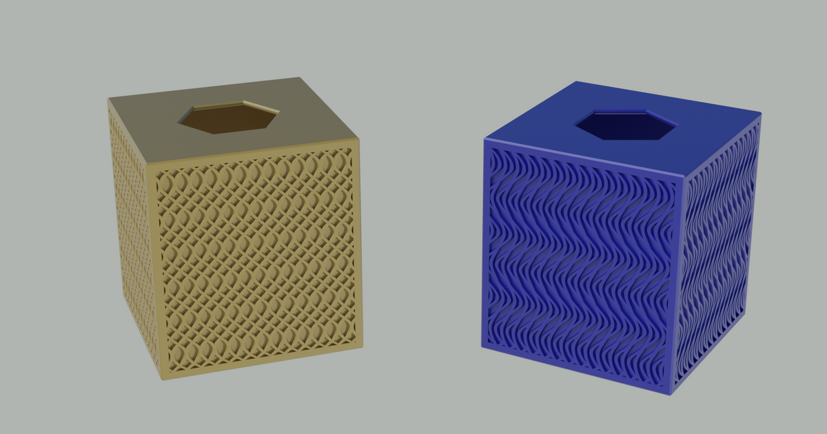 Wavy Tissue Box Covers (Updated 6/9/2023) by Strider Varun | Download ...