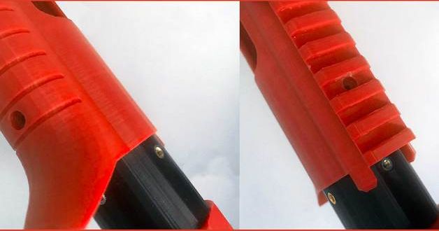 SG22 Nut with threaded inserts and Handguard by KN16 | Download free ...