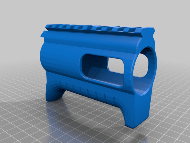 SG22 Nut with threaded inserts and Handguard by KN16 | Download free ...