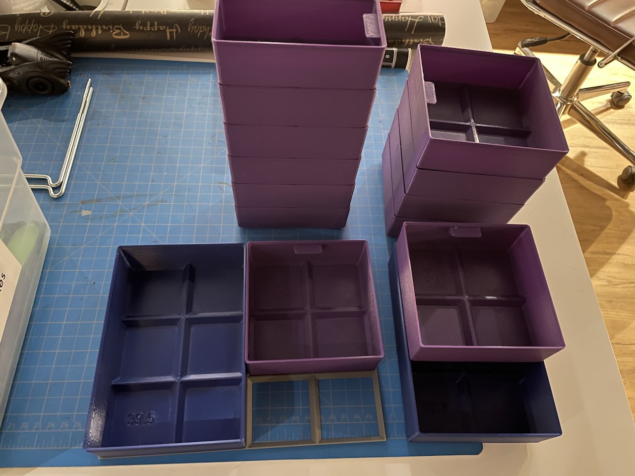 [ALCH] stackable modular boxes in 6 heights and 9 dimensions (169 ...