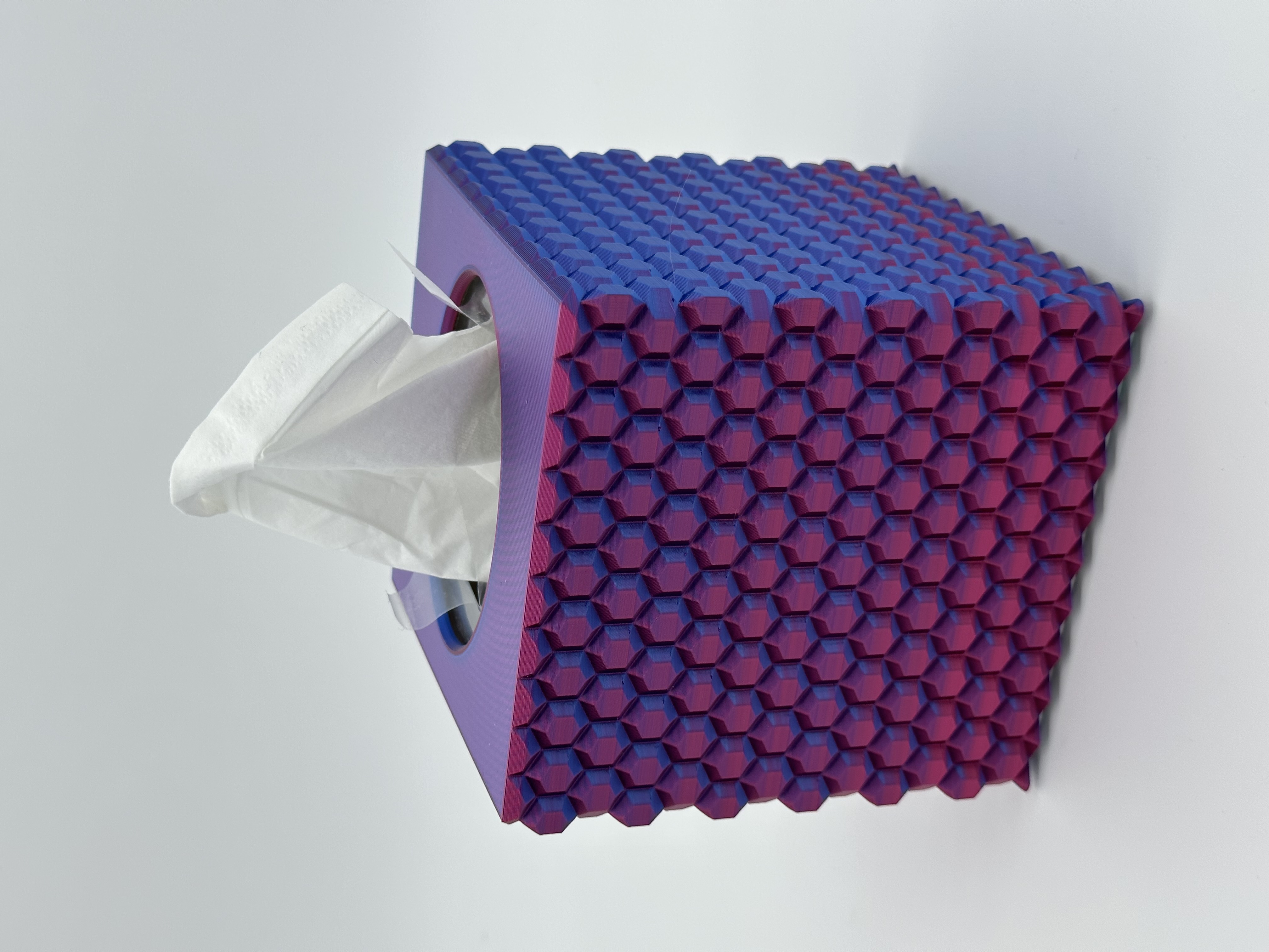 Simple Hexagon Tissue Box Cover by Kevin Barker | Download free STL model | Printables.com