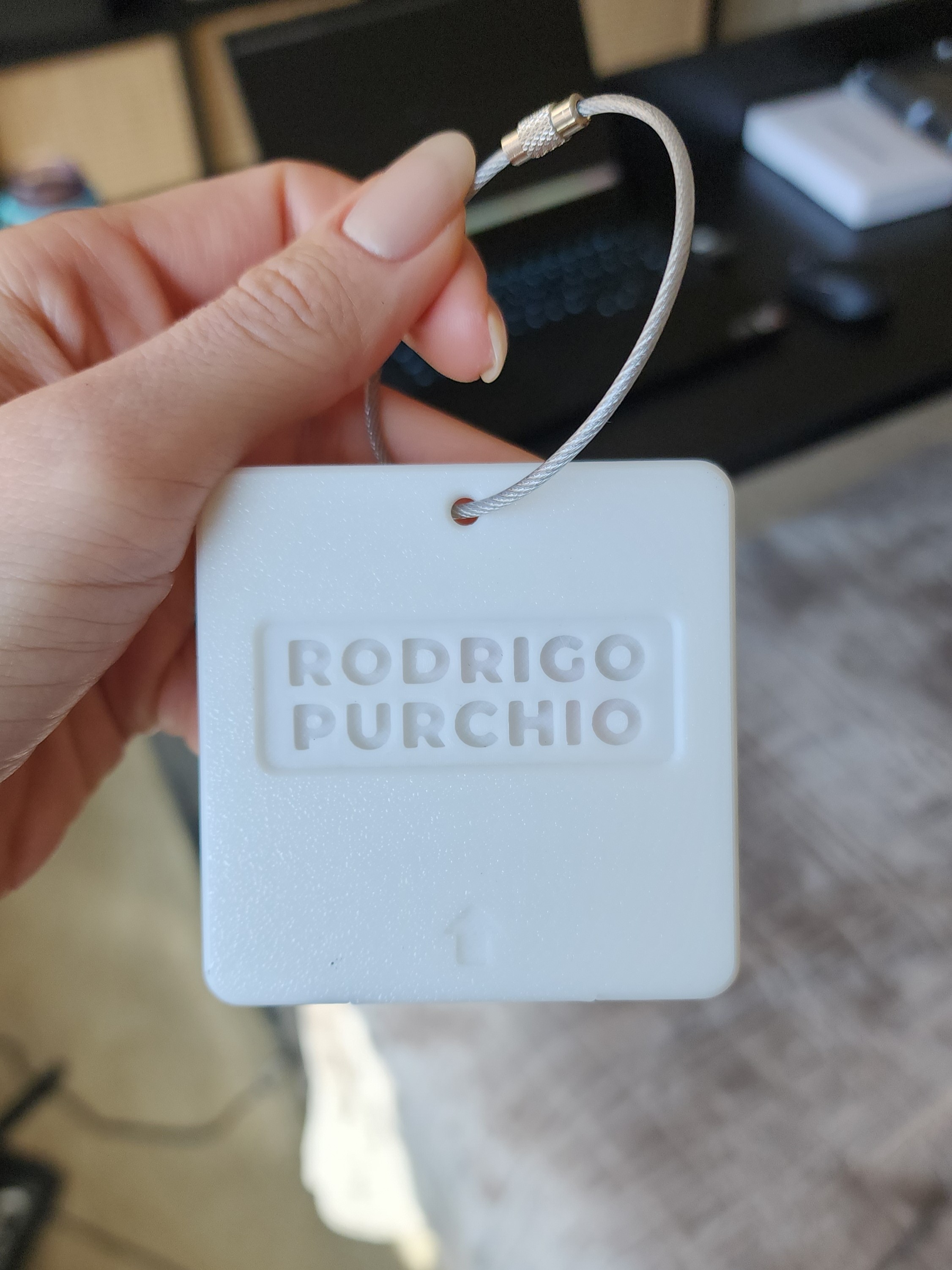 Minimalist Luggage Tag by betabeta | Download free STL model ...