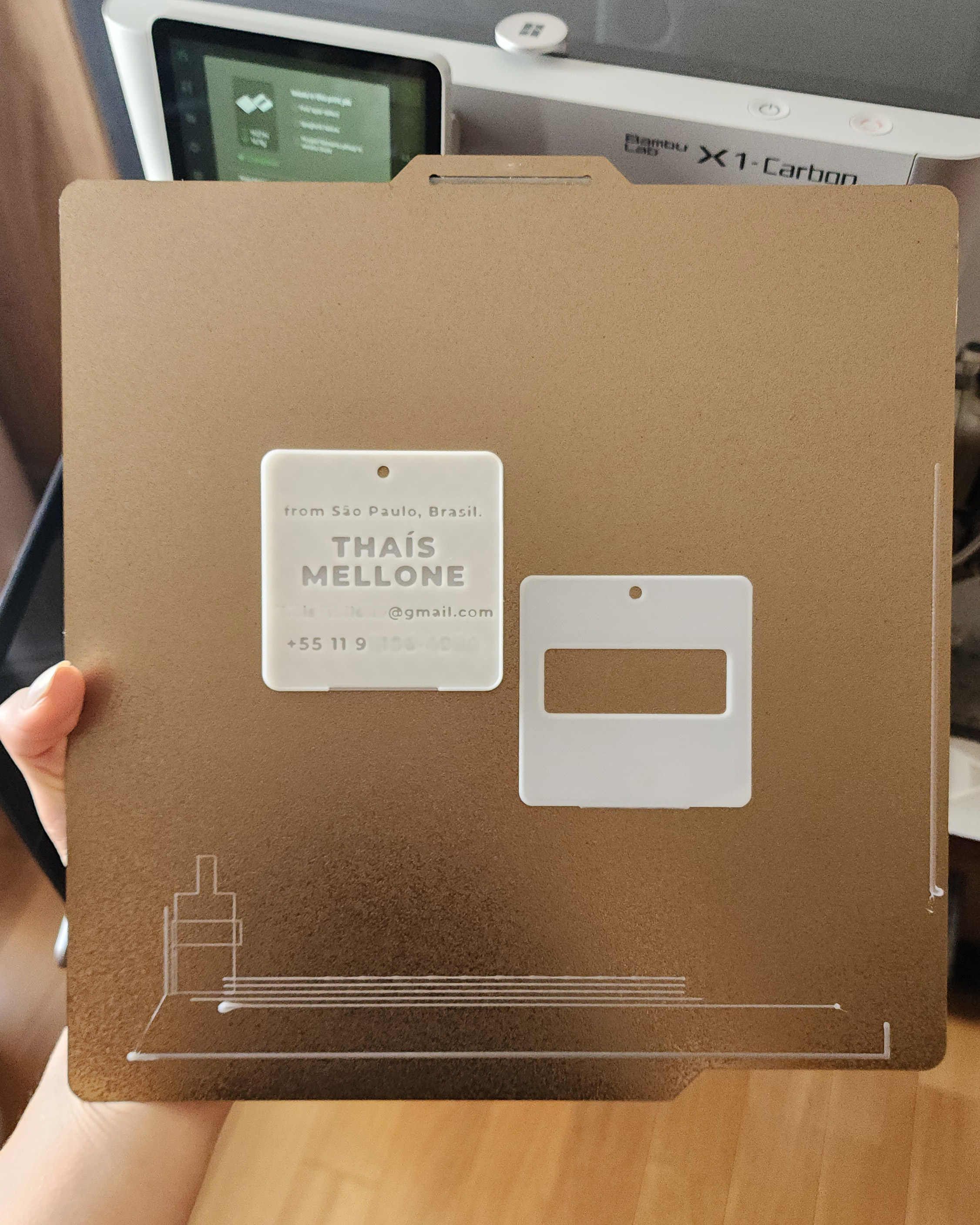 Minimalist Luggage Tag by betabeta | Download free STL model ...