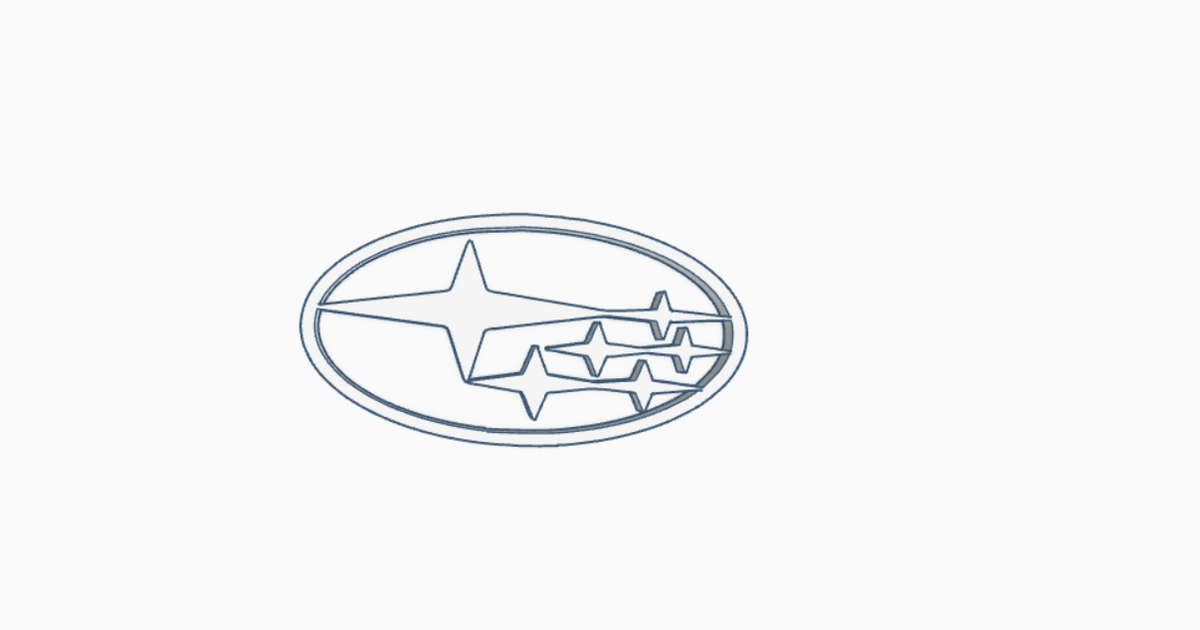 Subaru logo by Toe Jam Sammich | Download free STL model | Printables.com