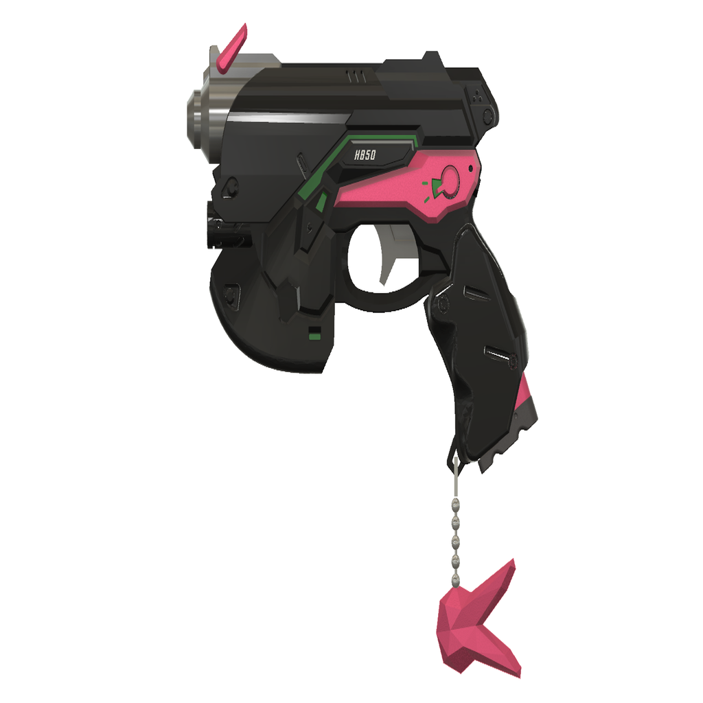 D.Va Pistol With Working trigger, clip, Hollow for lighting - improved ...