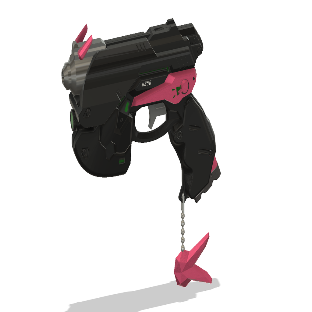 D.Va Pistol With Working trigger, clip, Hollow for lighting - improved ...