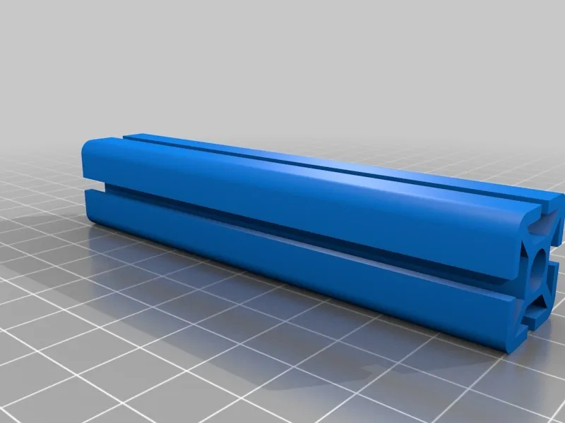 T-Slot rail with Quarter Inch Hole for Threaded Rod by Erebus ...