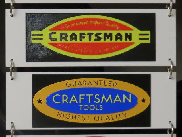 Vintage Craftsman Logos by YumanBeing | Download free STL model ...