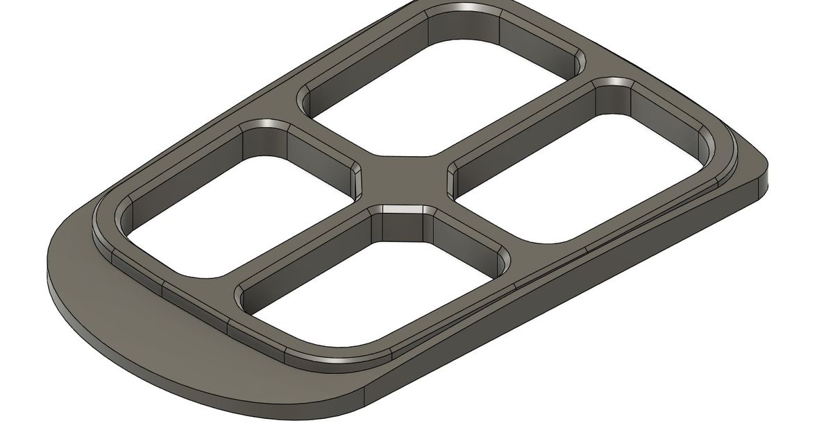 Button Guard for Solidremote TX-134 by arashai | Download free STL ...