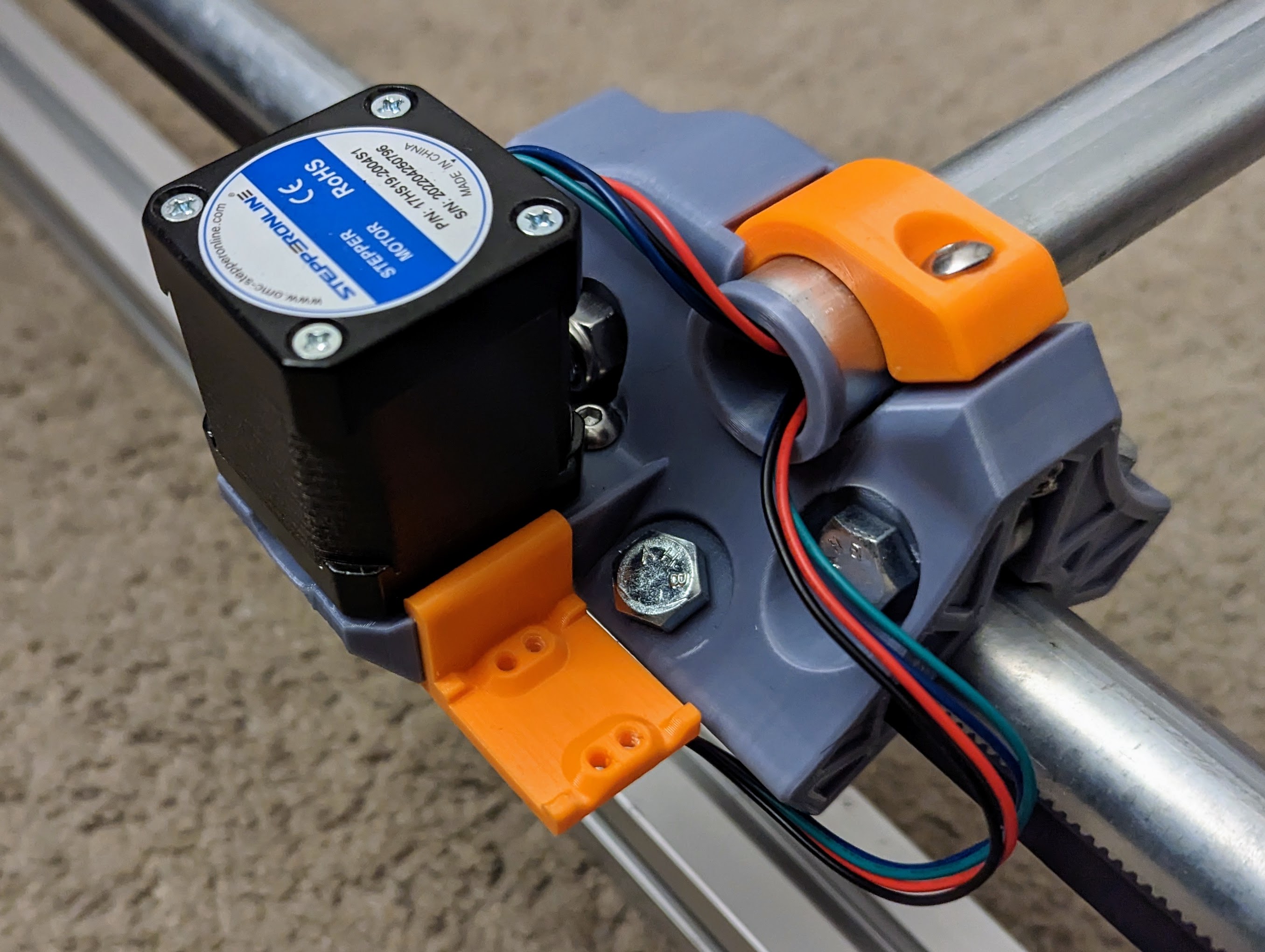 MPCNC Primo RJ45 Stepper Converter Mounts by revnull | Download free ...