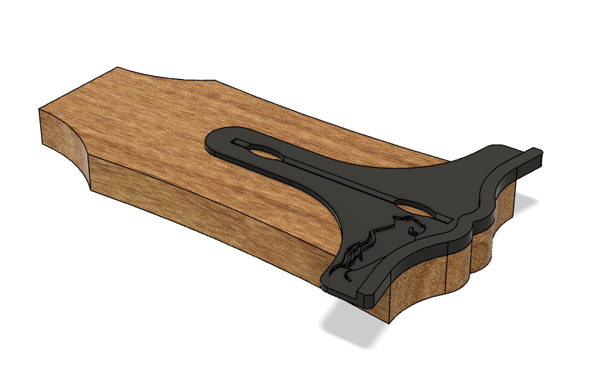 Guitar Head Cutting Jig (For GIBSON SG) by Sea Bison | Download free ...