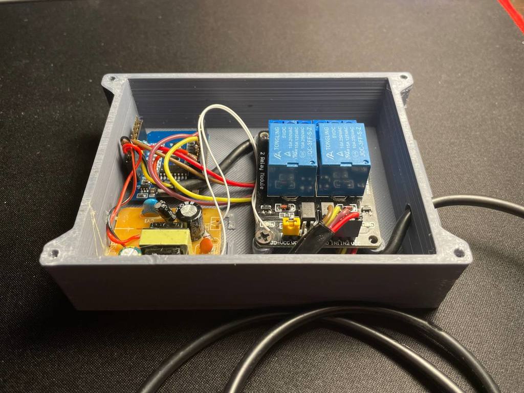 Wemos D1 Relay Case 2 Chanel by tchzh | Download free STL model ...