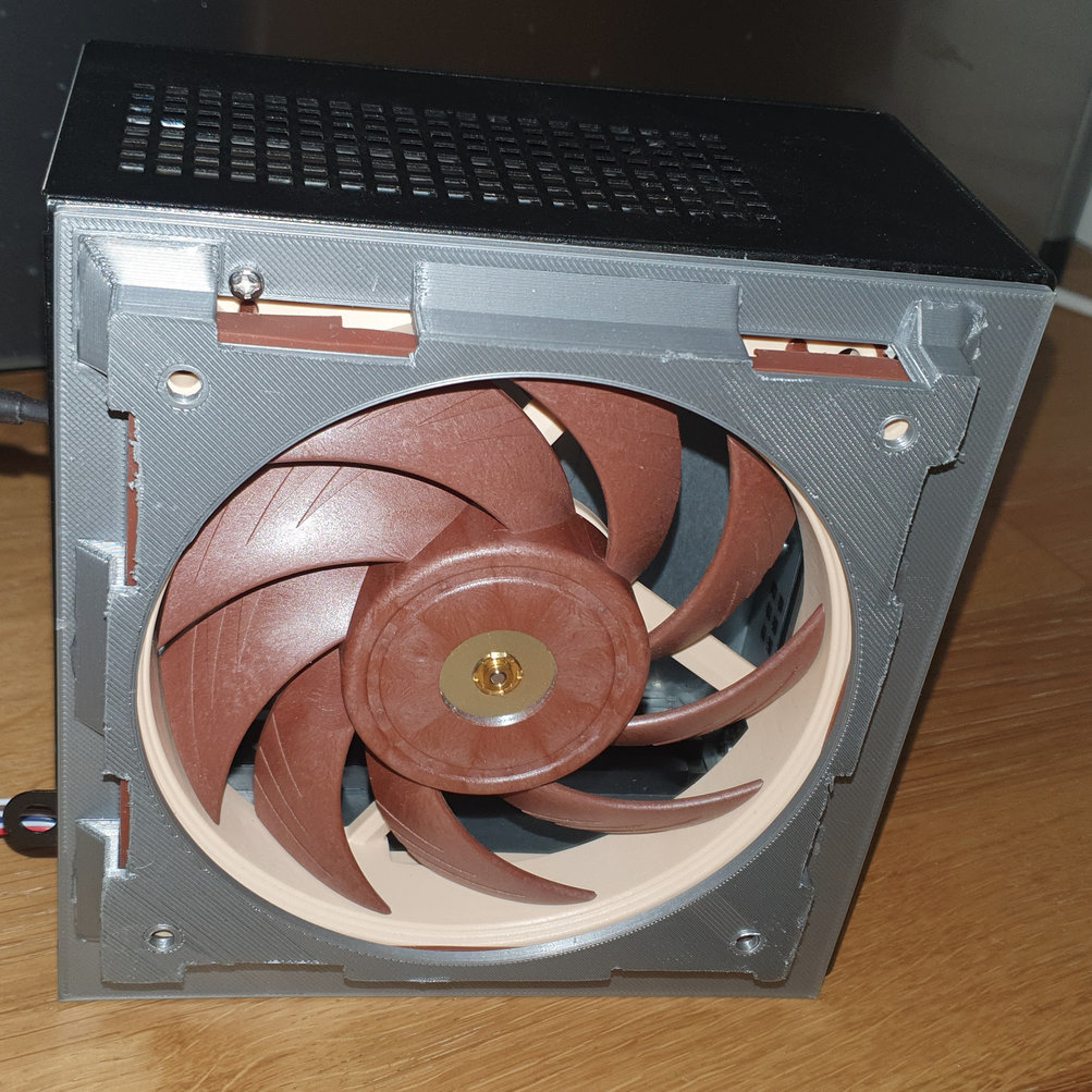 Asrock Deskmini 120 mm fan Hat by Nord1ing | Download free STL model ...