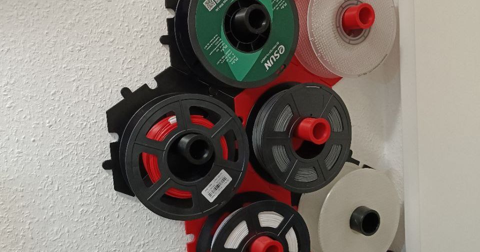 Universal Wall spool holder system by GamerForge | Download free STL ...