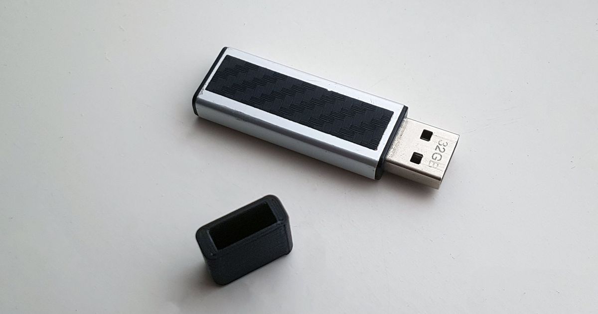 USB Flash Drive Cap by The3Designer | Download free STL model ...