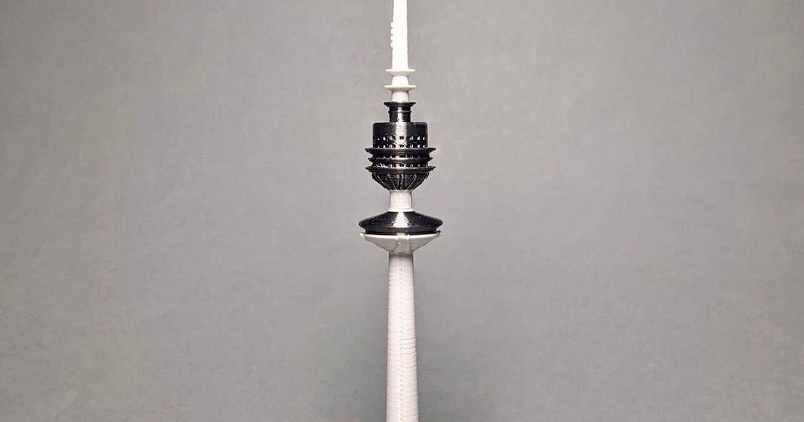 Liberation Tower - Kuwait by MiniWorld3D | Download free STL model ...