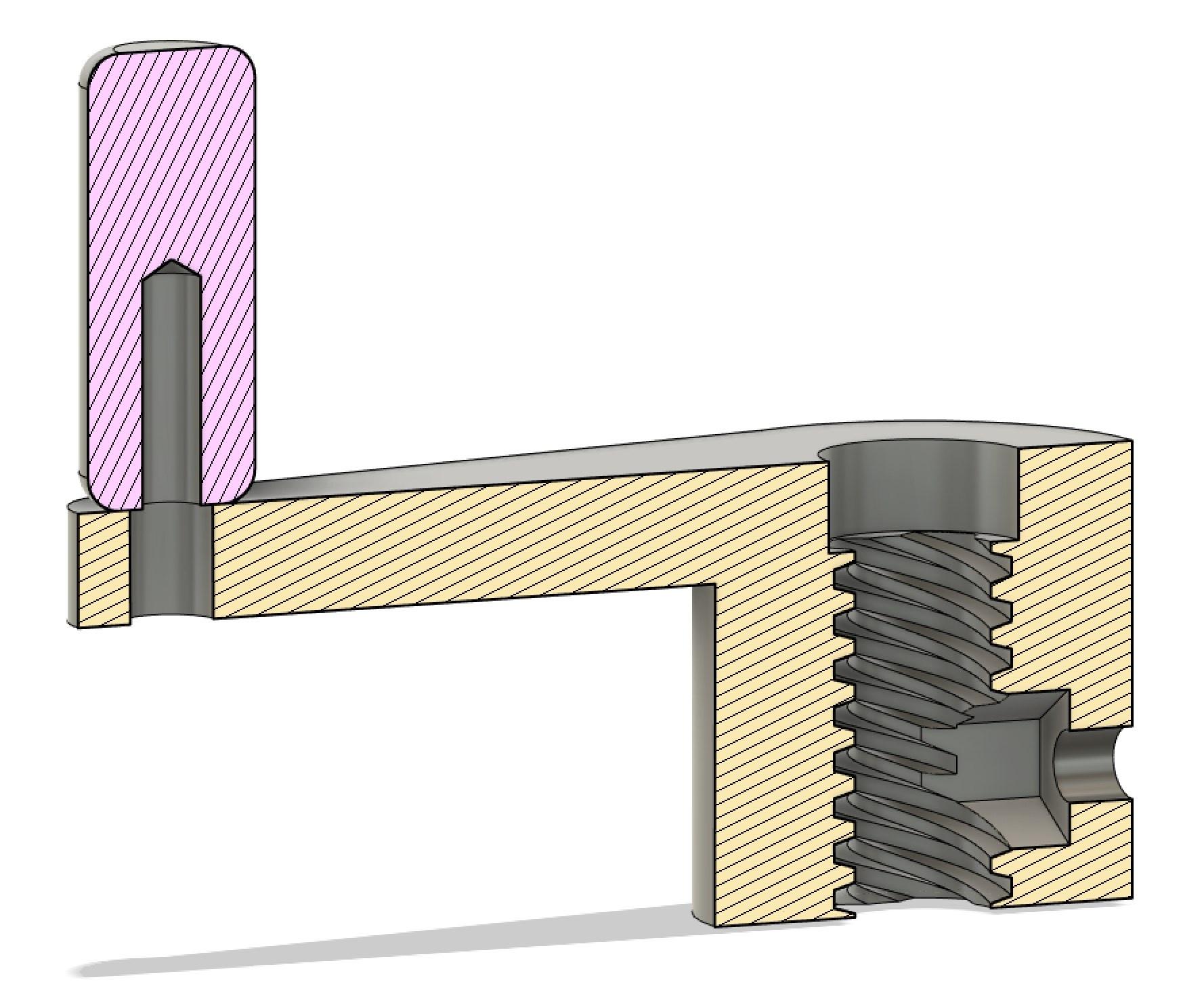 Z-axis crank threaded by Nikita Nikonov | Download free STL model ...