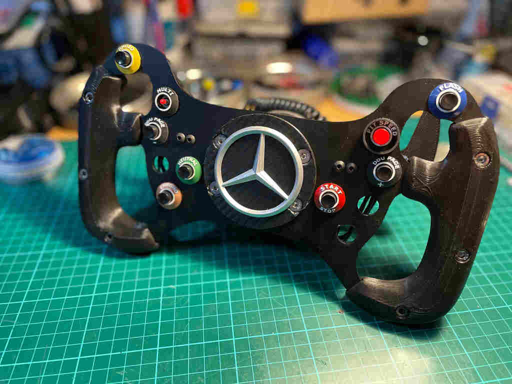Button flange AMG GT3 by Jamie G | Download free STL model | Printables.com