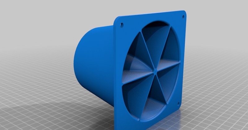 Fan shroud 120mm by Jamie G | Download free STL model | Printables.com
