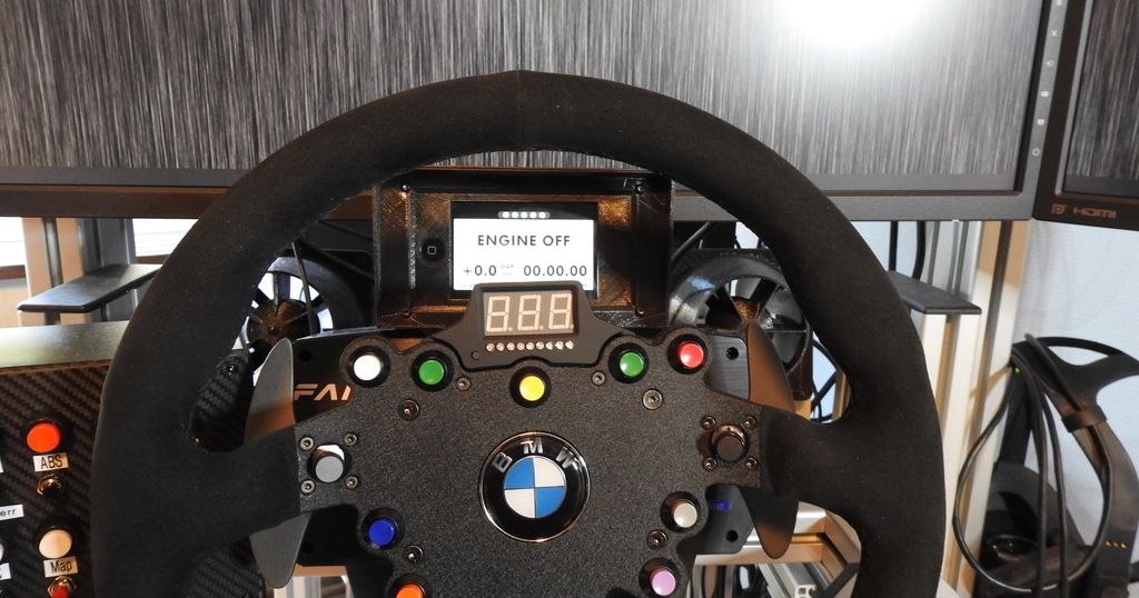 SimRacing Dashboard by Jamie G | Download free STL model | Printables.com