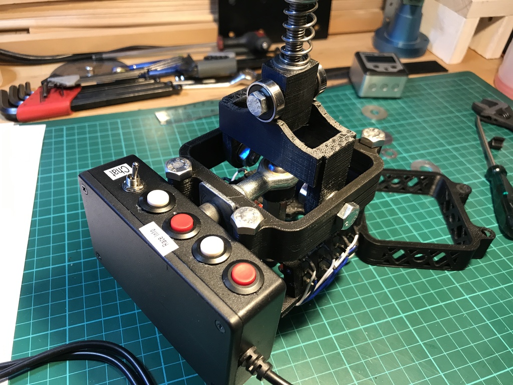 H pattern sim shifter REINFORCED by Jamie G | Download free STL model ...