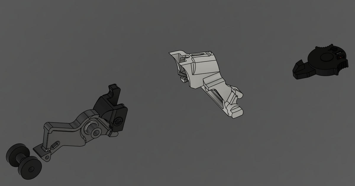 FN P90 & FS2000 Selector, Sear, Disconnect Extender, Ejection Switch by ...