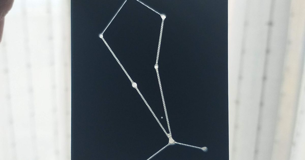 Bootes constellation Keychain by 3DJG | Download free STL model ...