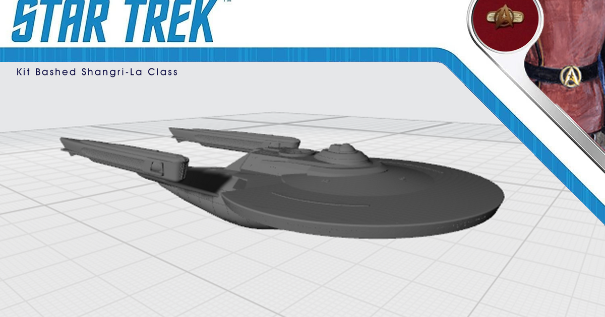 KitBashed - Star Trek Shangri-La Class Starship by GeneralRose ...