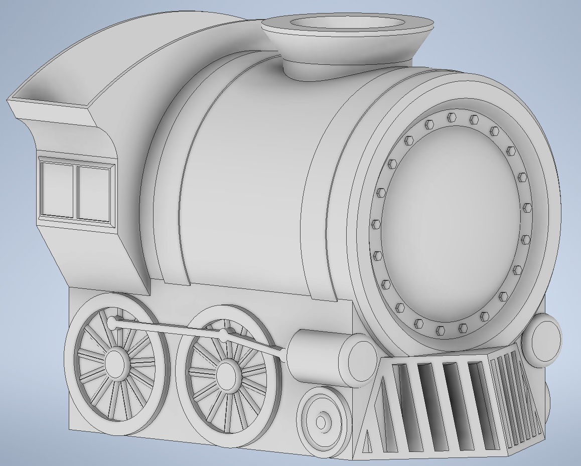 Achoochoo Train by 4 Dollar Fortune | Download free STL model ...