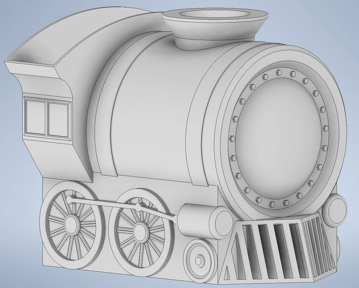 Achoochoo Train by 4 Dollar Fortune | Download free STL model ...