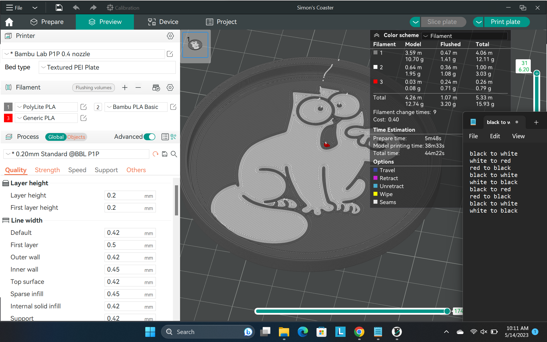 Simon's Coaster by Mindlessdad | Download free STL model | Printables.com