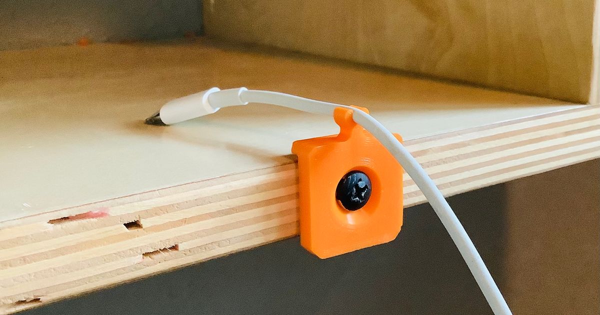 Cable Clip by Isaac Snyder | Download free STL model | Printables.com