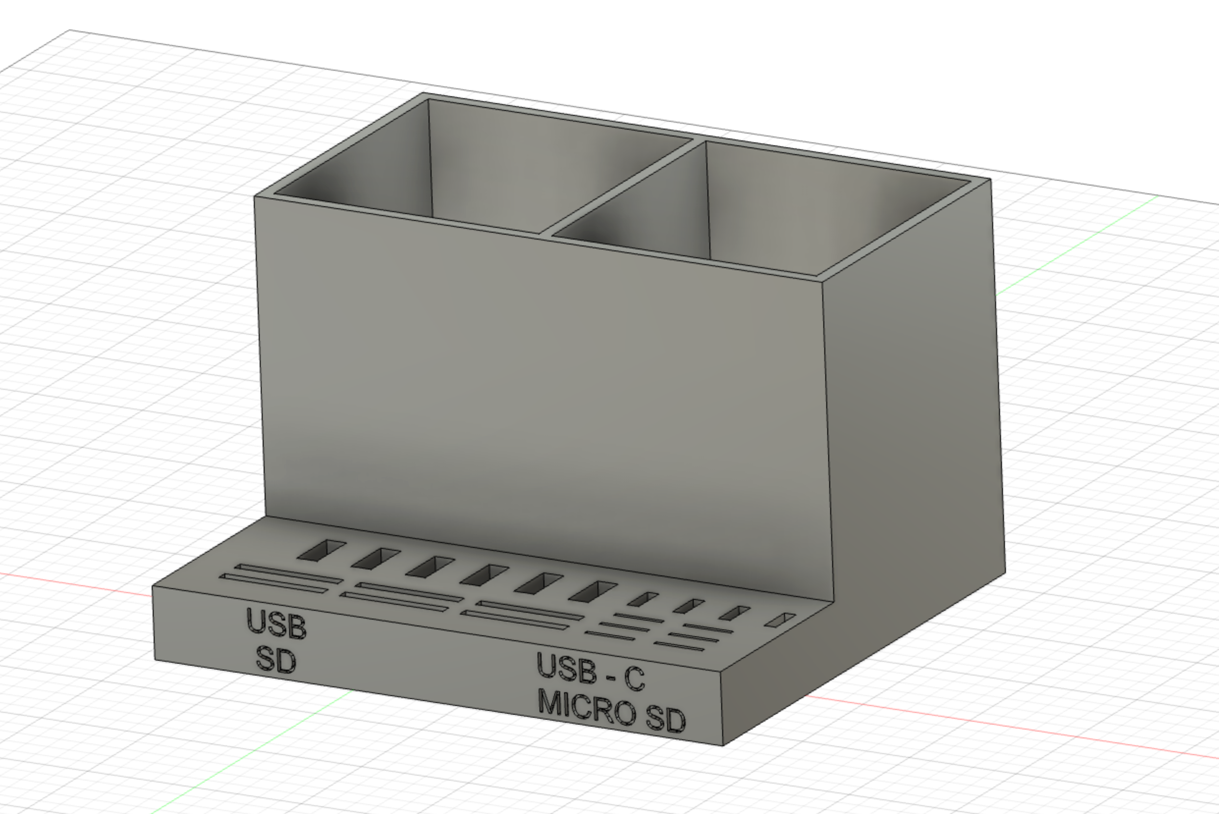 BASE USB by rickyveiga | Download free STL model | Printables.com