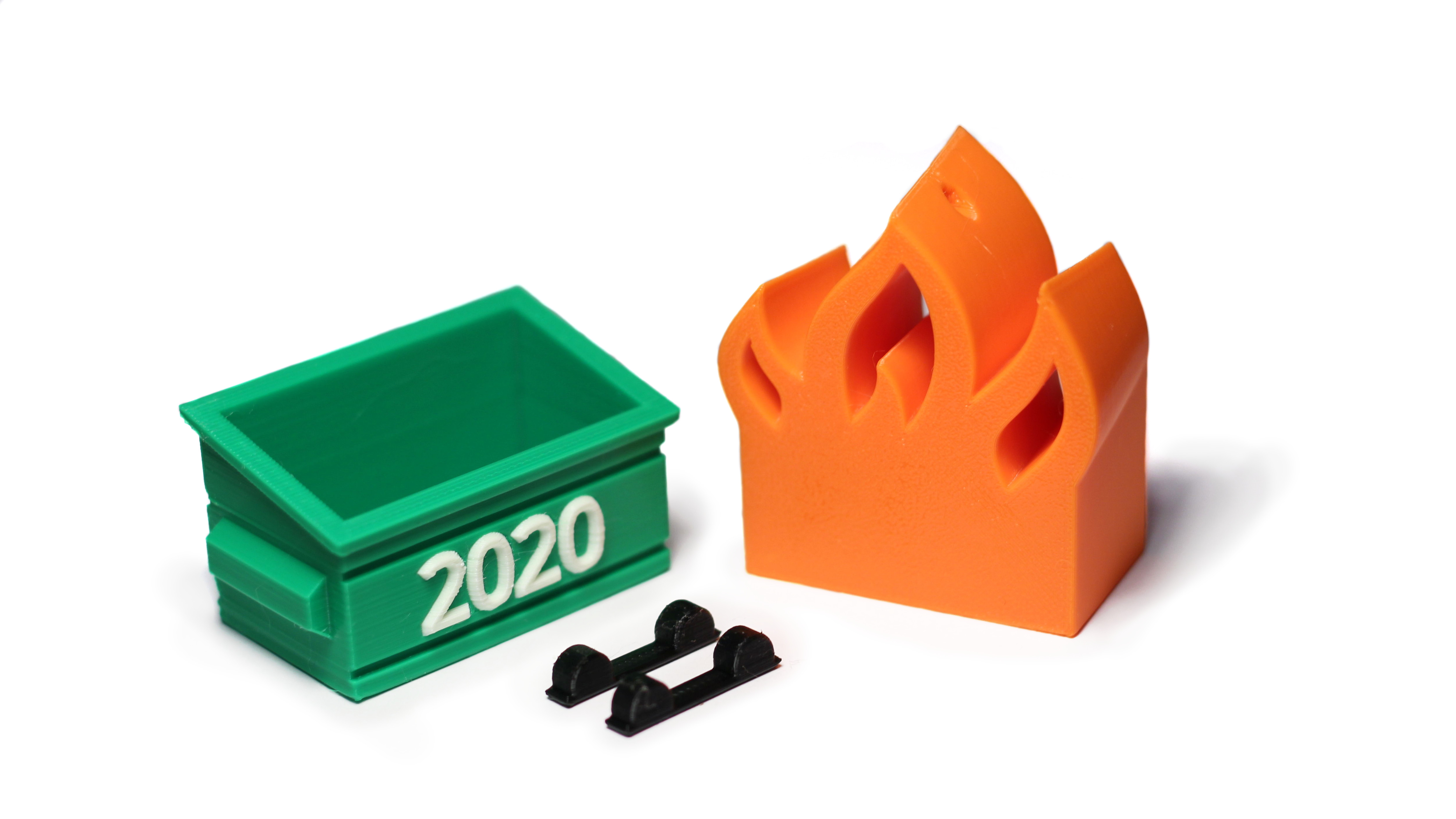 Multi-color 2020 Dumpster Fire Ornament by Julia Ebert | Download free ...