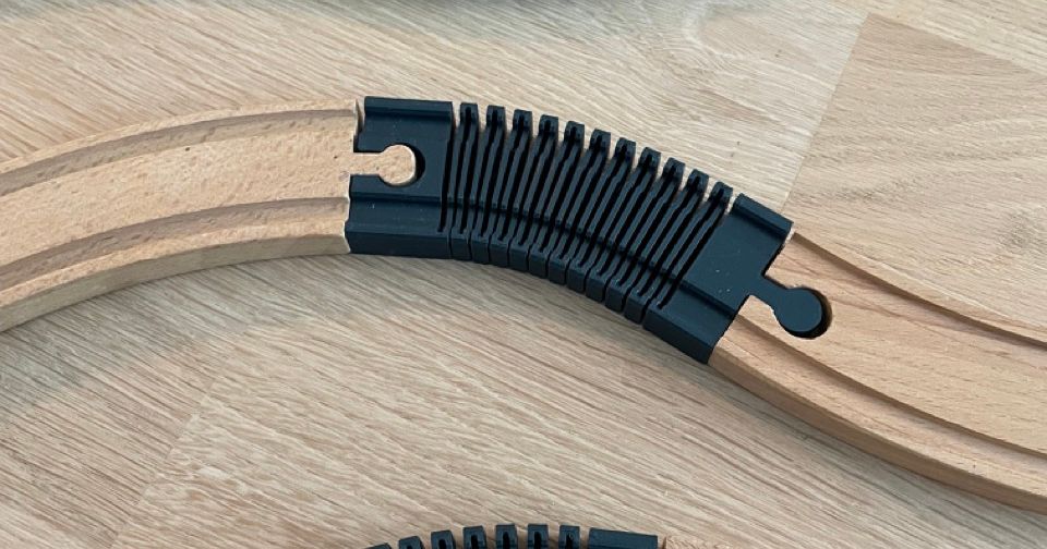 Flexible/Bendable Brio rails in 3 sizes by sba1 | Download free STL ...