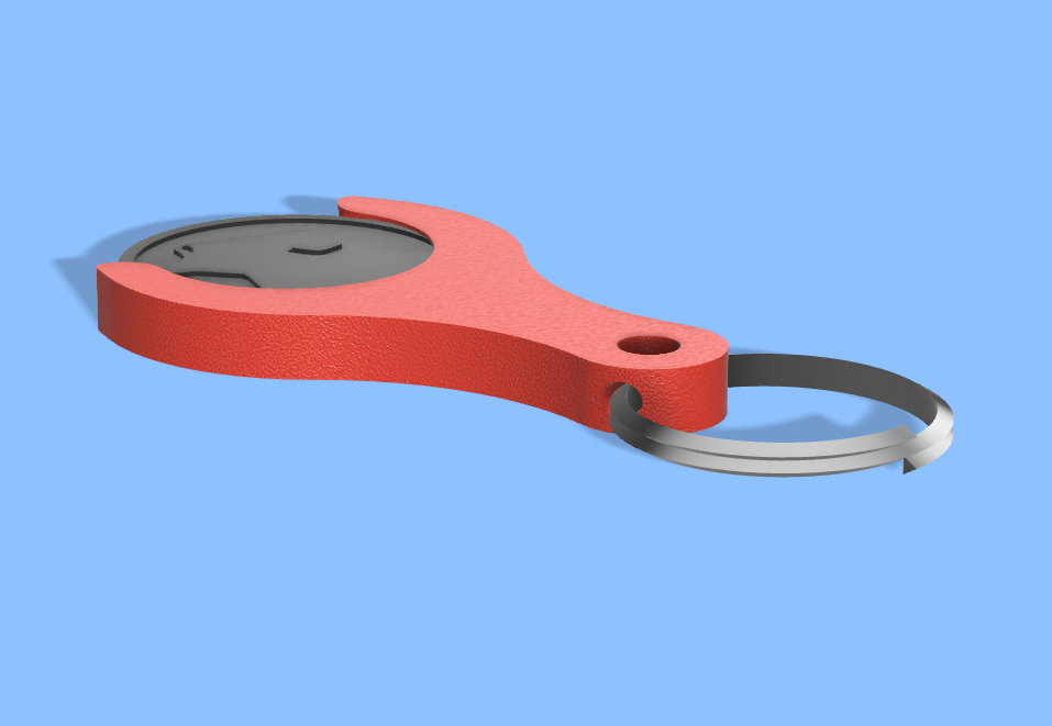 Keychain Token Holder by Sea Bison | Download free STL model ...