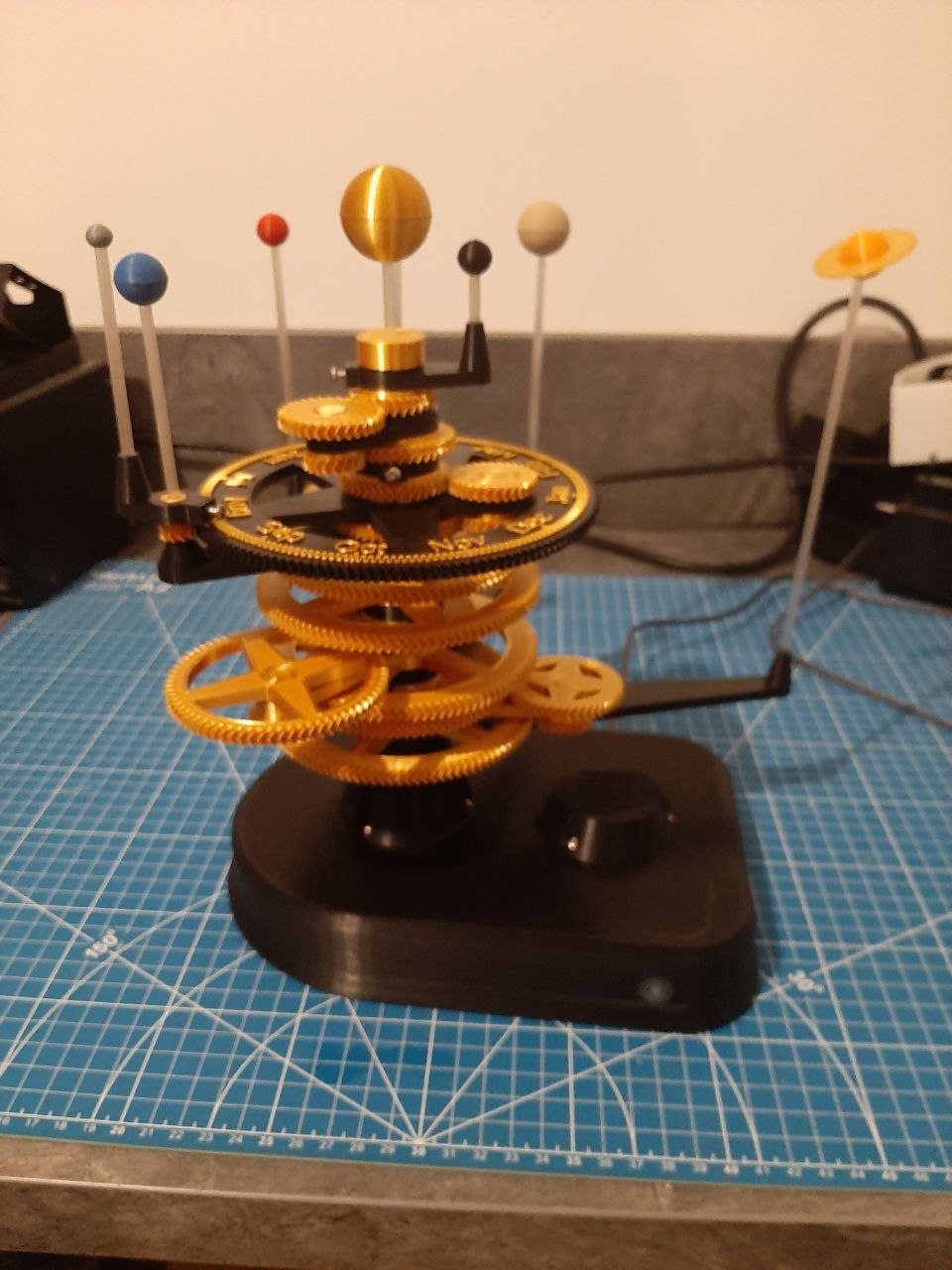 Mech. Planetarium with 28BYJ-48 stepper by Damada42 | Download free STL ...