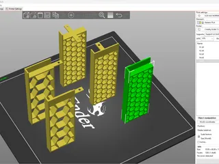 Honeycomb shelf stands (parametric openscad) by Technobug | Download free STL model | Printables.com