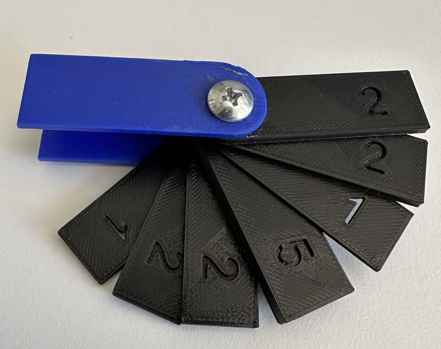 Simple thickness reference gauge by WaterboyMK3 | Download free STL ...