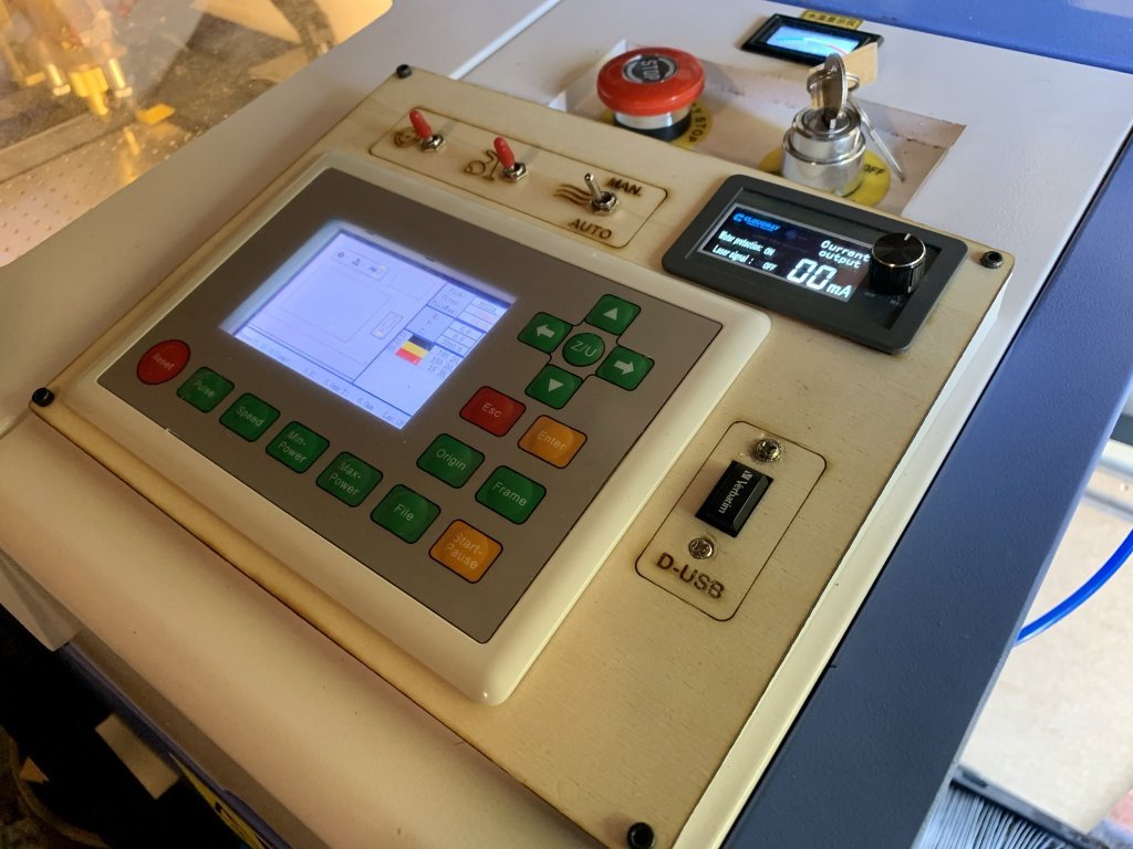 Ruida/Trocen panel for K40 by JJ Hontebeyrie | Download free STL model ...