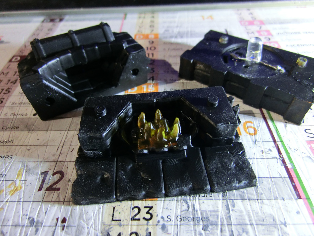 Lighted Fireplace for RPG - Cheminee Eclairable RPG by JJ Hontebeyrie ...