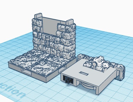 D&D Single Lightable Torch Wall by JJ Hontebeyrie | Download free STL ...