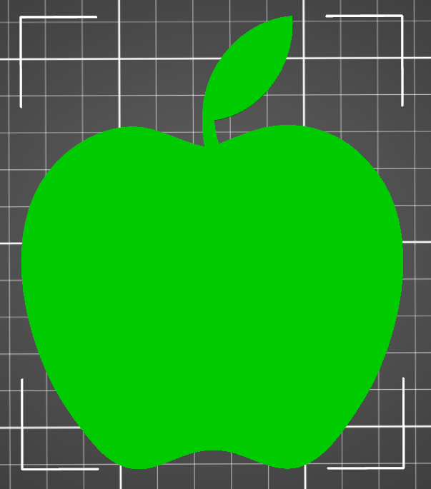 Apple 2D (whole) by Willy | Download free STL model | Printables.com